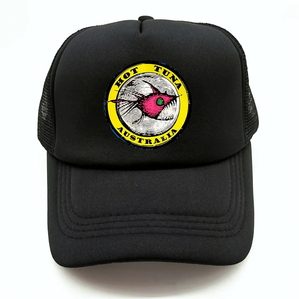 Hot Tuna Surf Trucker Cap Men Funny Surfer Beach Hat Baseball Cap Cool ...