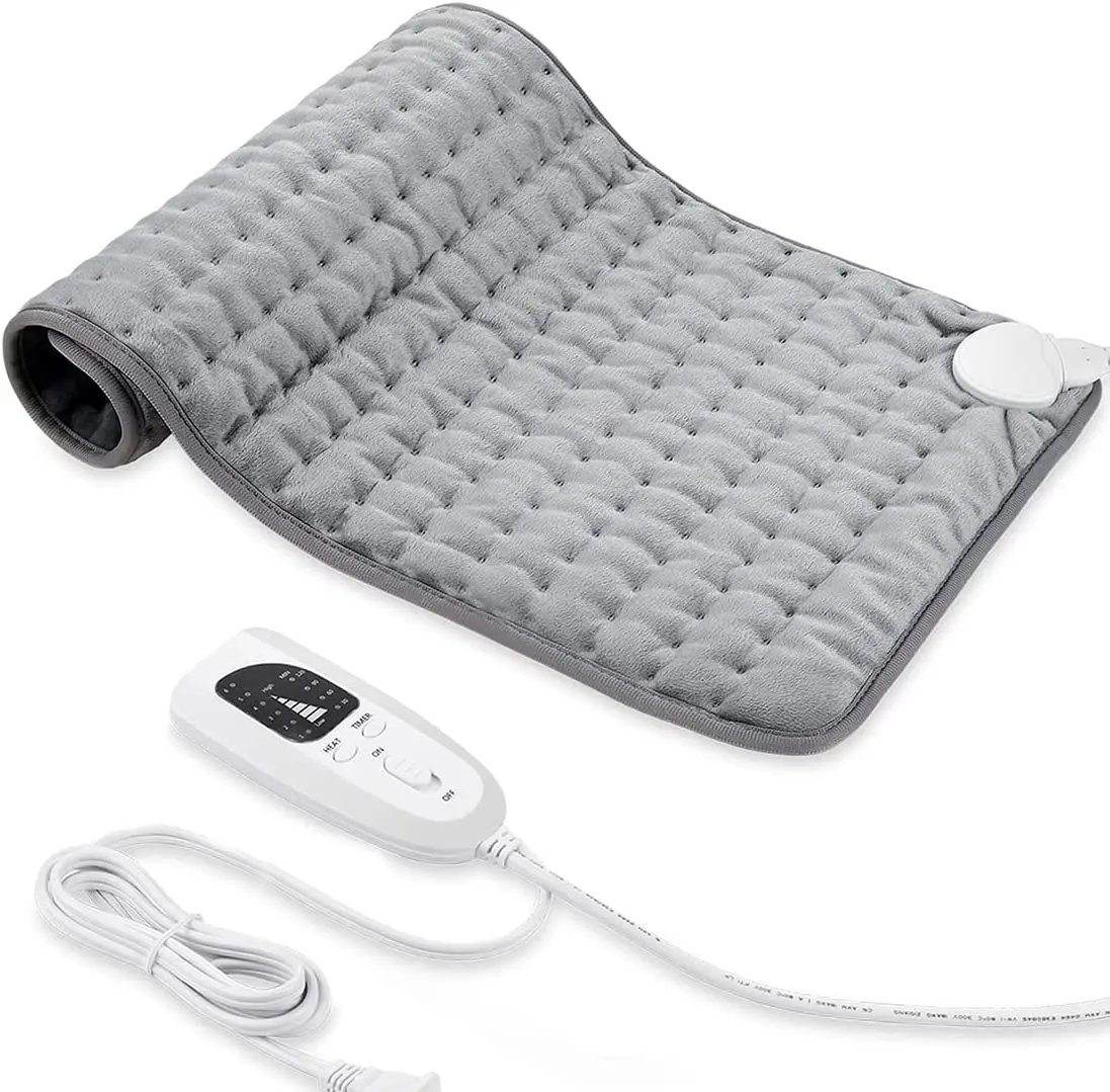 Electric Heating Pad Shoulder Back Leg Pain Relief Physiotherapy Winter ...
