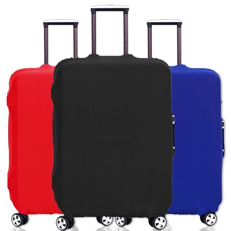 Solid-Color-Luggage-Cover-Washable-Protective-Cover-Thicker-Dust-Cover ...