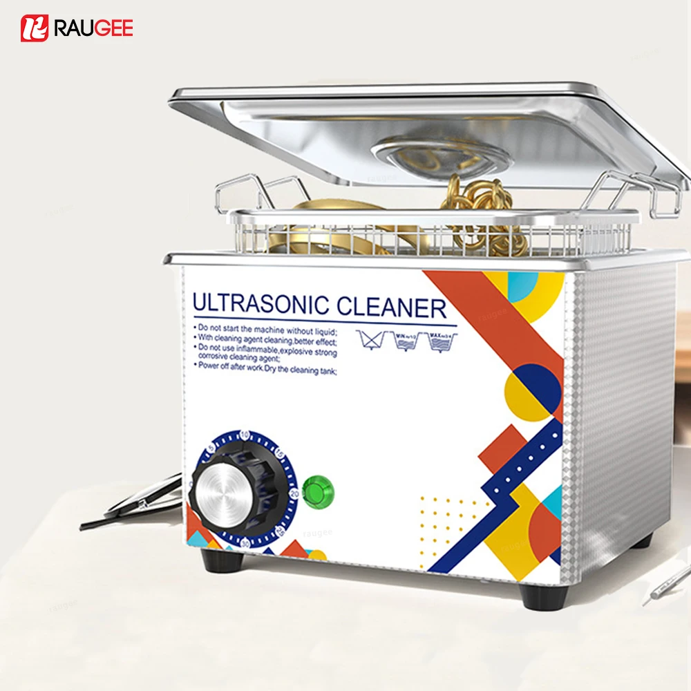 Ultrasonic-Cleaner-35W-0-8L-Stainless-Steel-Sonicator-Bath-40Khz-For ...