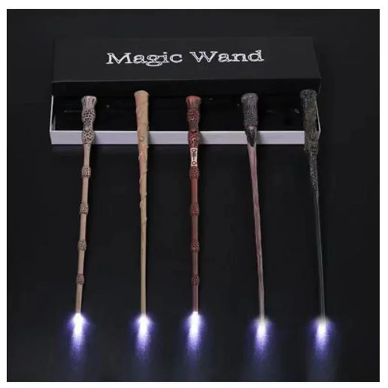 36CM Harri Potter Wands Metal Light Magic Wand Hogwartss Popular Gift ...