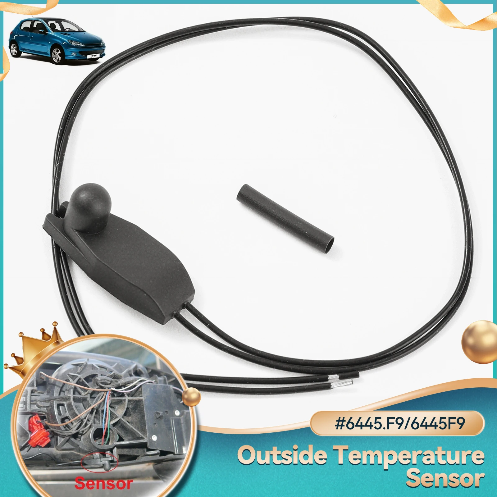 Car-Outside-Outdoor-Transit-Air-Temperature-Sensor-6445F9-Fit-for ...