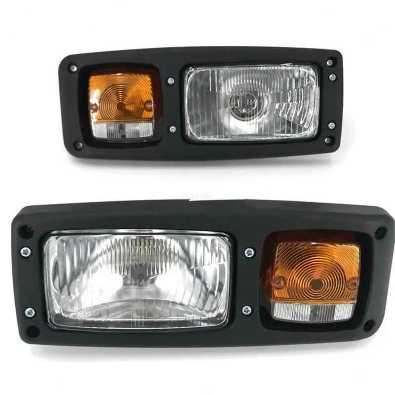 For-Hyundai-Wheel-Excavator-60W-150W-210W-7-9-Excavator-Headlight ...