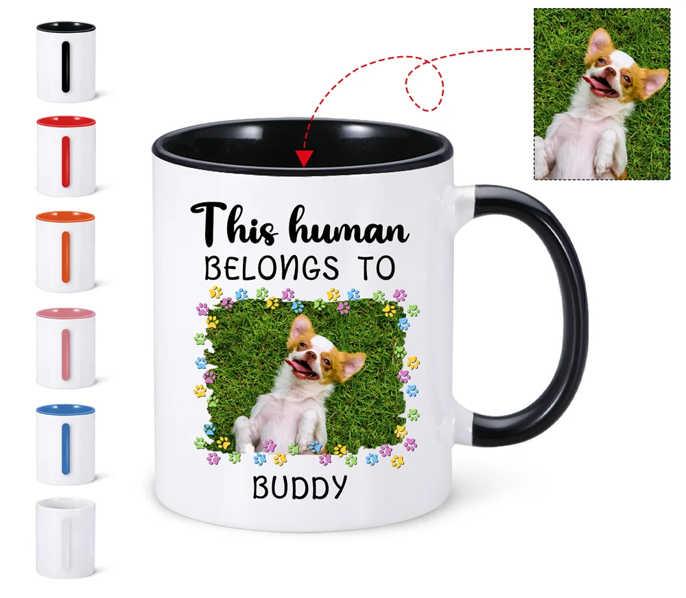 Personalized Pet Name Photo Mug Custom Dog Cups for Coffee Tea Cupshe ...