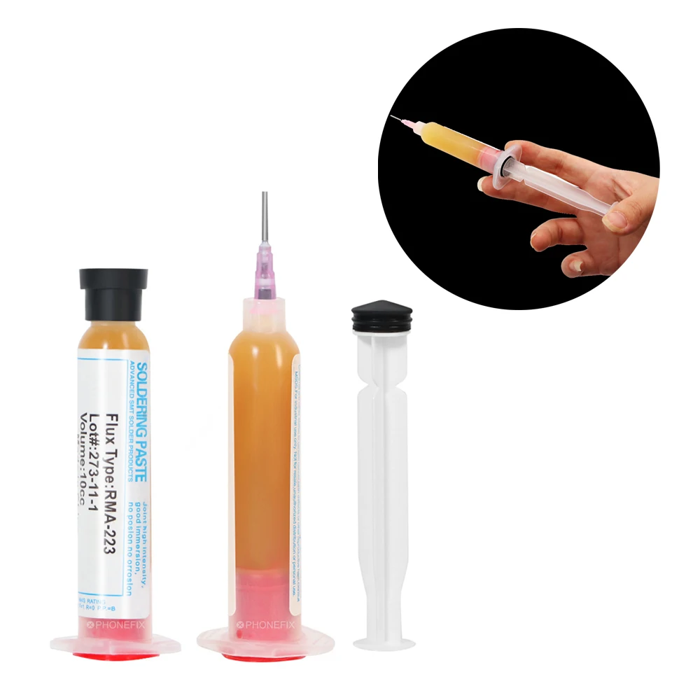 1Pcs-RMA-223-Rosin-Needle-Tube-Soldering-Paste-10cc-Non-clean ...