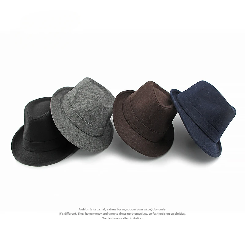 Autumn and Winter Franny Simple Hat Men and Women British Retro Jazz ...