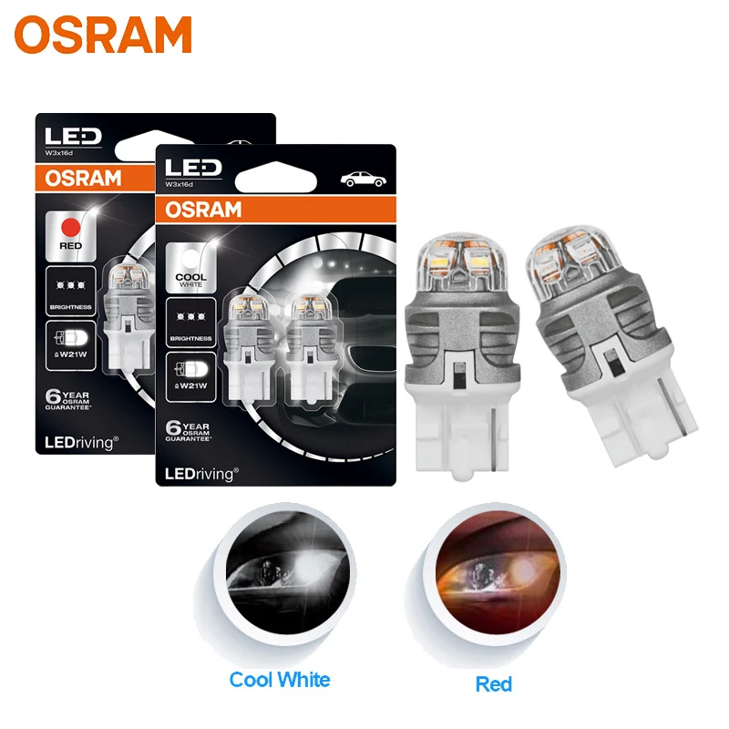 Osram Ledriving Premium W21w W21/5w Led Signal Light 360 Degrees White ...