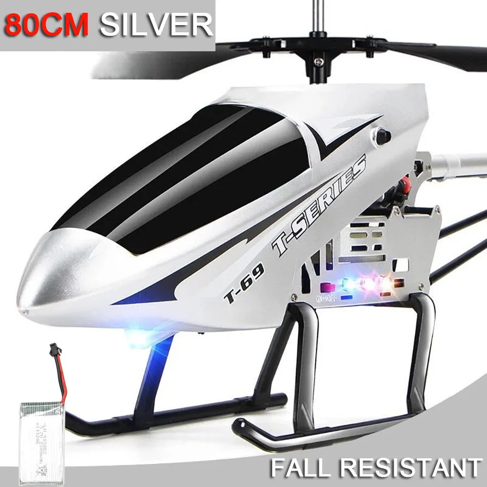 Silver Flying Helicopter Toys