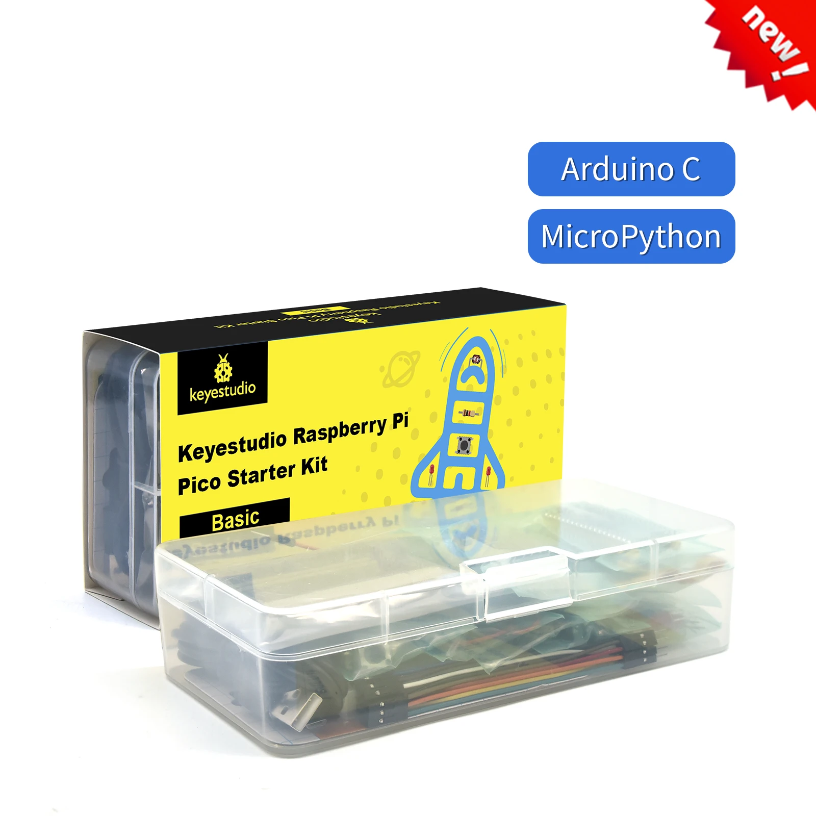 Keyestudio-raspberry Pi Pico Ultimate Starter Kit Completo Básico ...
