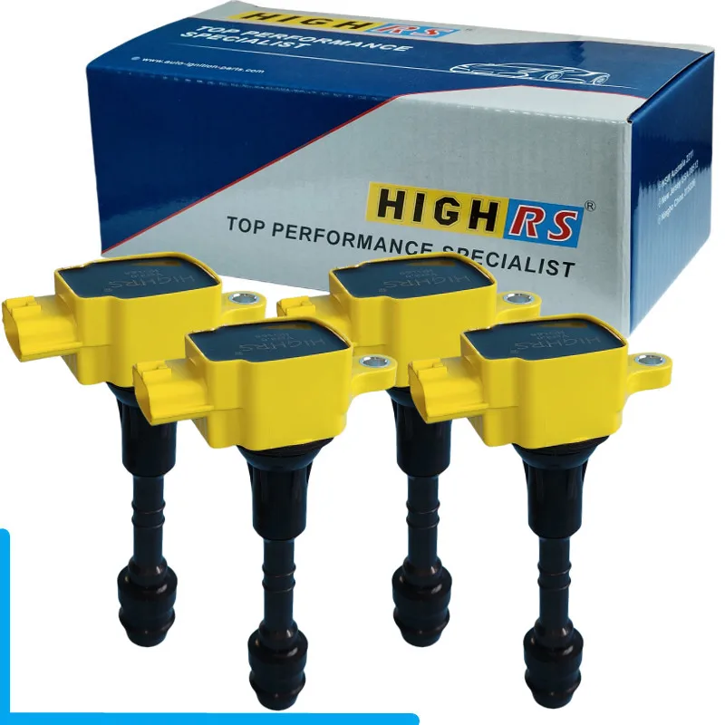 4 Ignition coil for Nissan X-Trail T30 T31 QR20DE QR25DE Murano Z50 ...