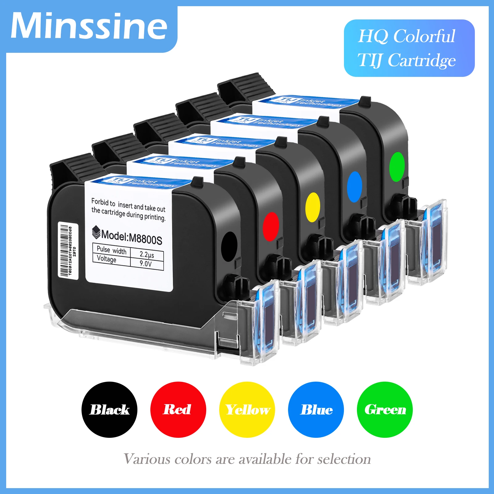 Prime-TIJ-Cartridge-12-7mm-Inkjet-Printer-Cartridge-Black-Red-Yellow ...