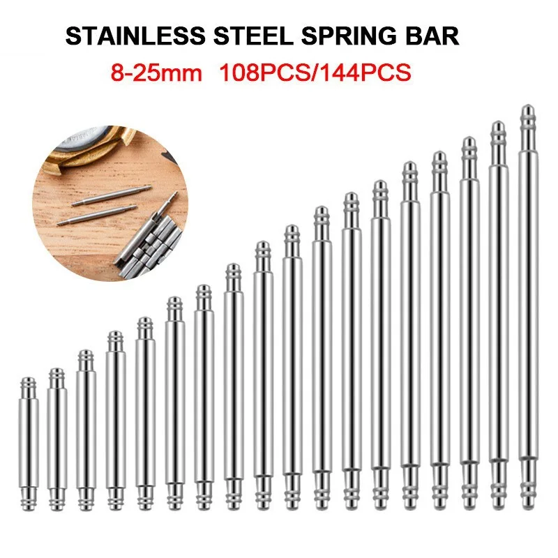 140pcs-108Pcs-Watch-Accessories-Watchband-Stainless-Steel-Metal-Spring ...