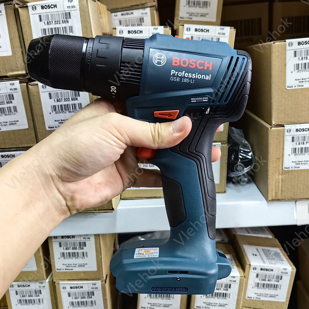 Bosch-GSB-185-LI-Cordless-Impact-Drill-18V-Brushless-Hand-Electric-Impact-Drill-Chargeable ...