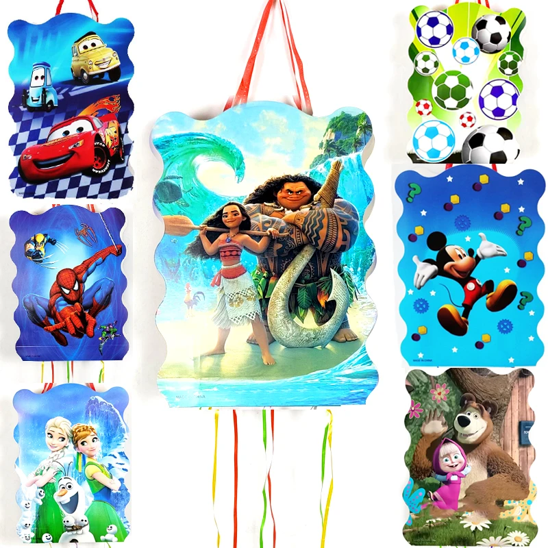 1pcs-lot-Moana-Mermaid-Cars-Mickey-Spiderman-Panda-Theme-Pinatas-Kids ...