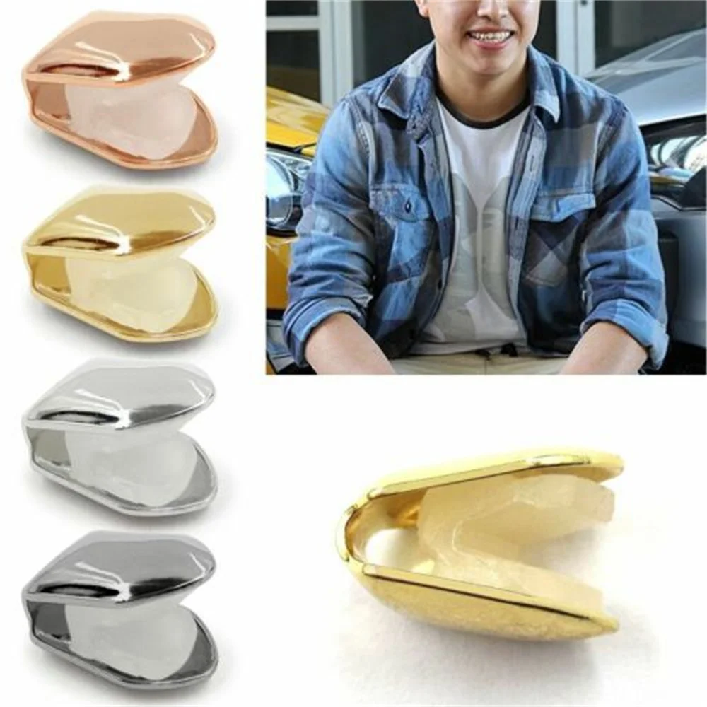 Hip-Hop-Teeth-Grill-Men-Women-Gold-Silver-Color-Single-Tooth-Grill-Cap ...