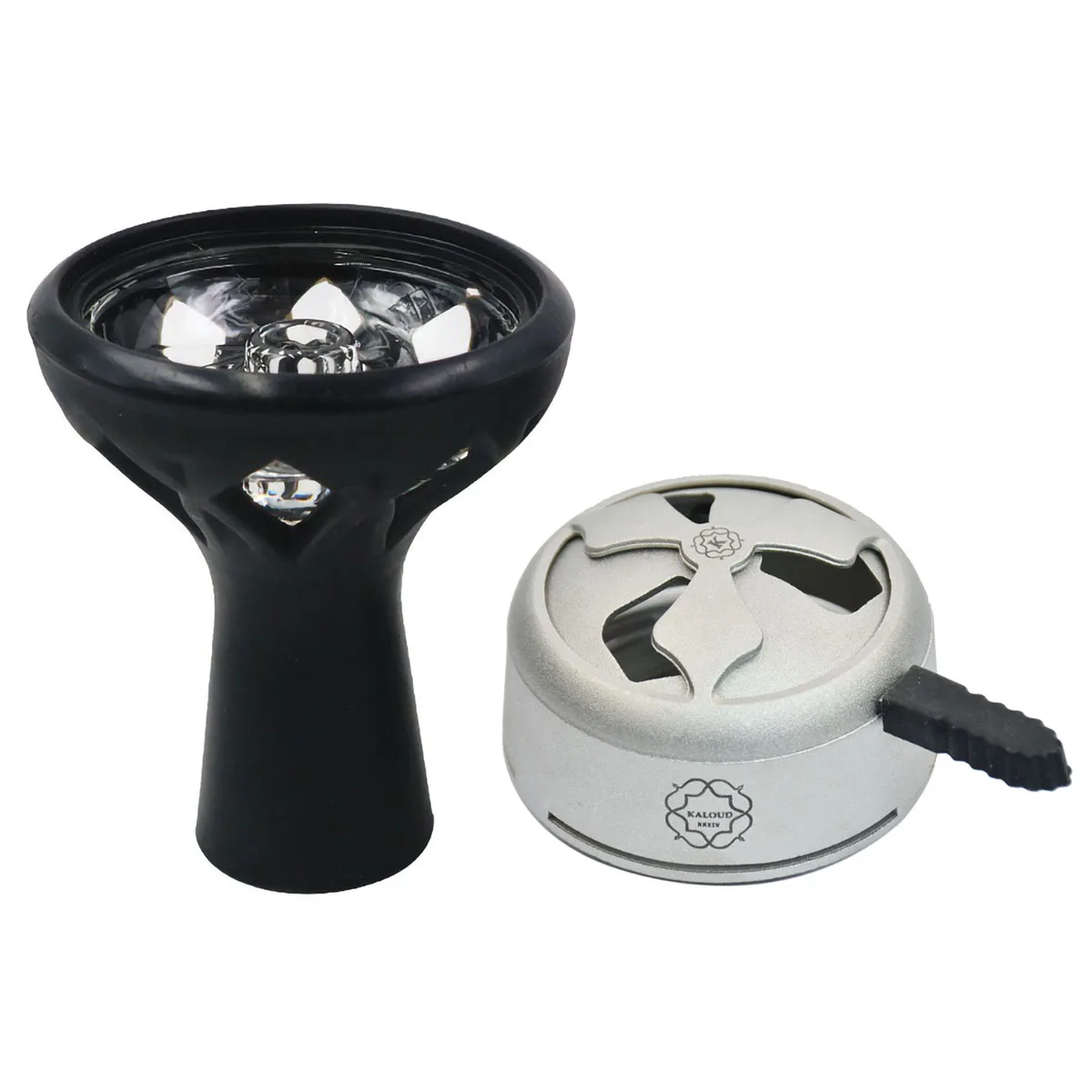 Silicone Hookah Bowls Glass Shisha Tobacco Holder Chicha Narguile ...