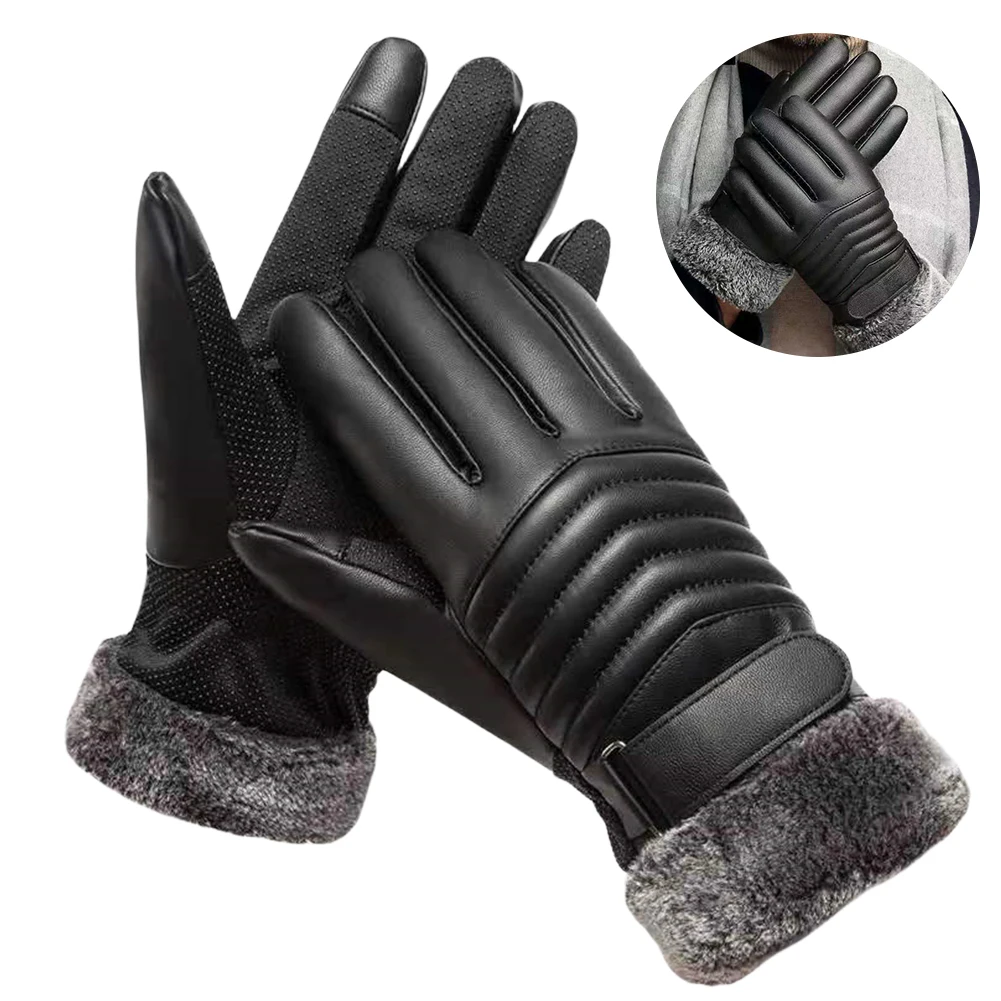 Winter-Velvet-Gloves-Snowproof-Fleece-Thermal-Riding-Gloves-Touch ...