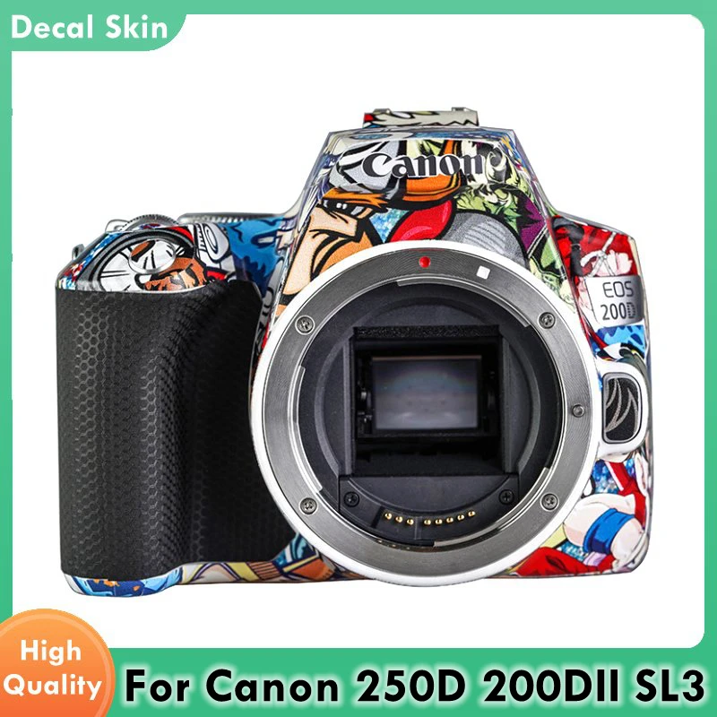 For-Canon-250D-200DII-SL3-Decal-Skin-Vinyl-Wrap-Film-Camera-Body ...