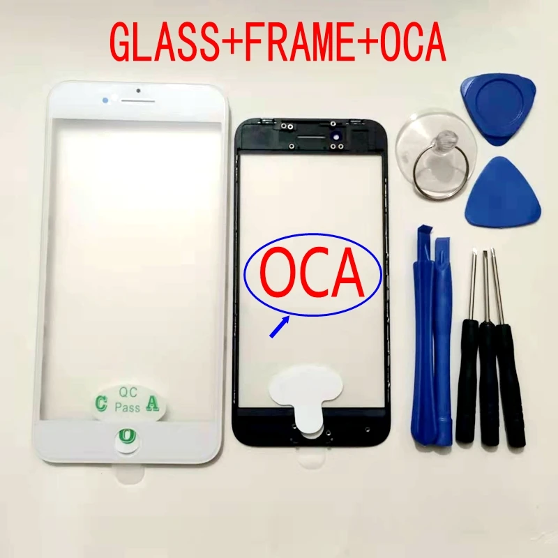 Iphone 8 Front Glass Oca Frame | Iphone 6 Replacement Glass Oca - Glass ...