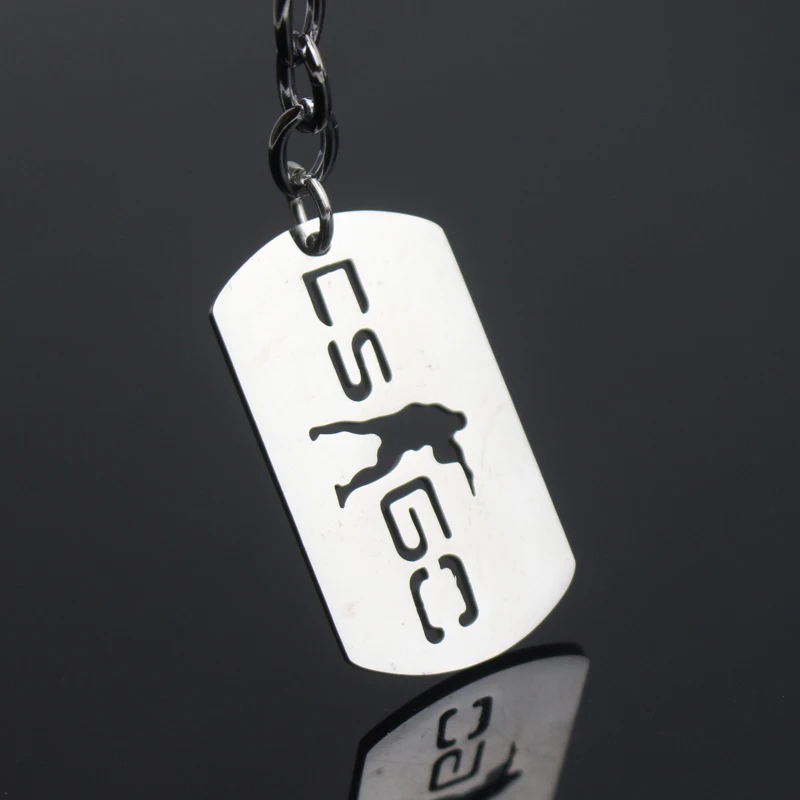 Game CSGO Metal Keychain Counter Strike CS GO Alloy Key Chains For Men ...