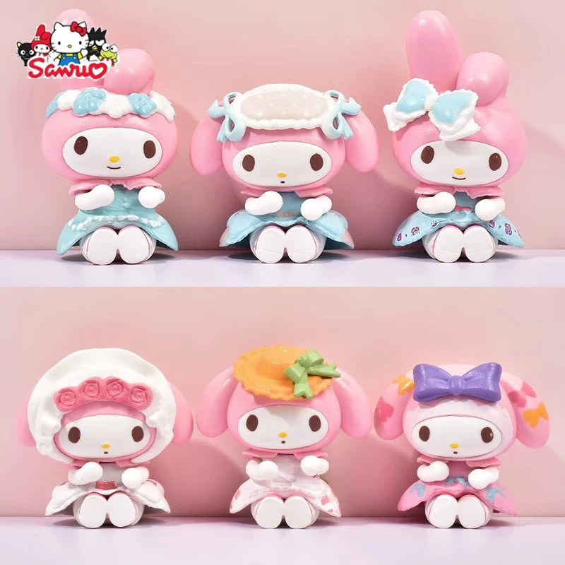 Melody Home Desktop Decoration Anime Figure Sanrio Model Toys Cute ...