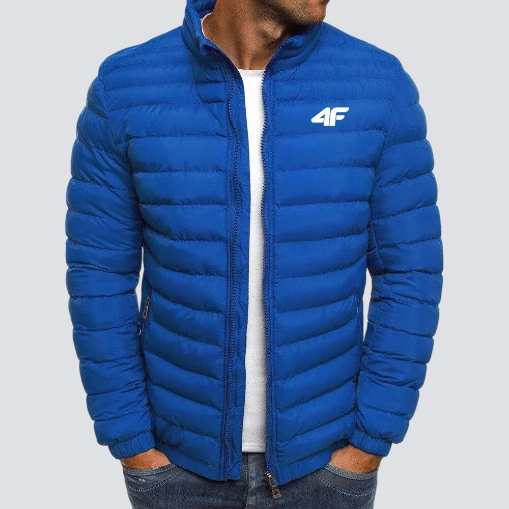Abrigo Cálido de Invierno para Hombre, Forrado de Algodón, Chaqueta con ...
