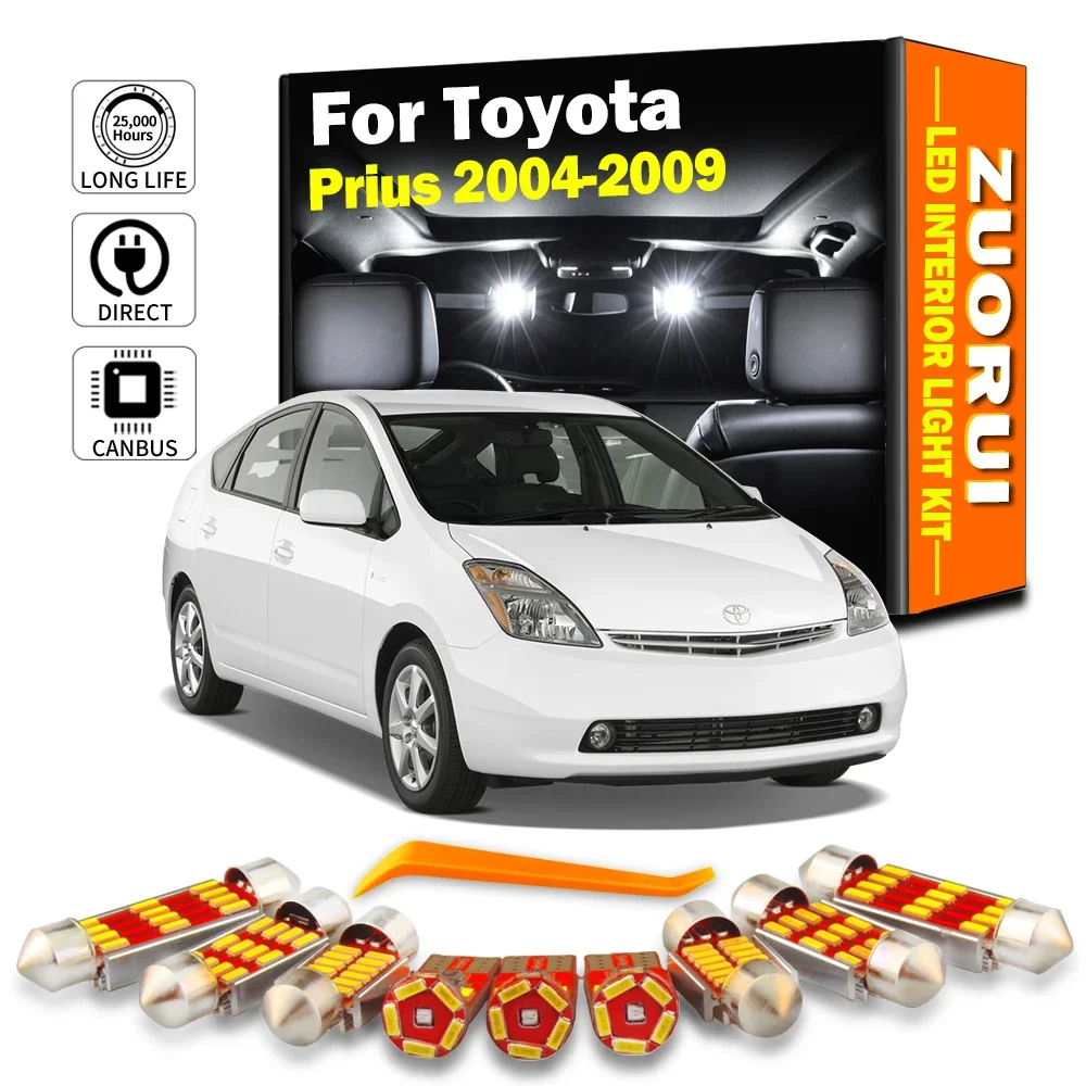 ZUORUI 13Pcs Canbus No Error For Toyota Prius 2004 2005 2006 2007 2008 ...