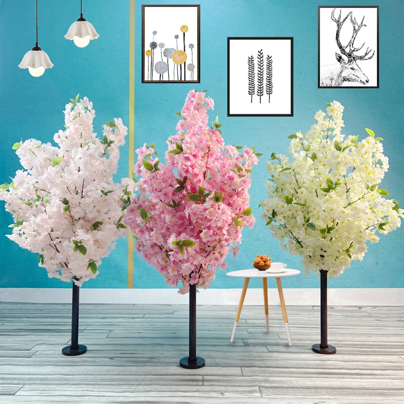 Artificial-Cherry-Tree-Interior-Decoration-Wishing-Tree-Simulation ...