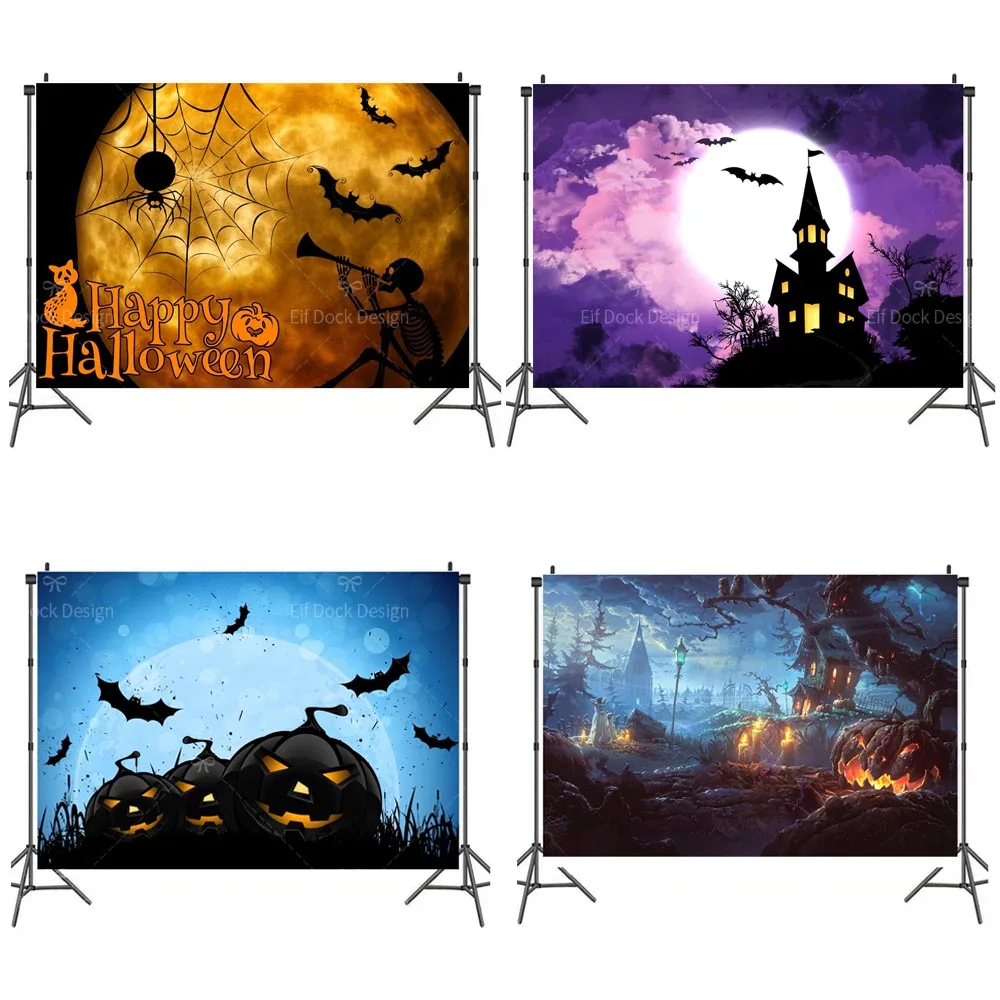 Halloween-Backdrop-Party-Decoration-Photo-Banner-Signs-Photography ...