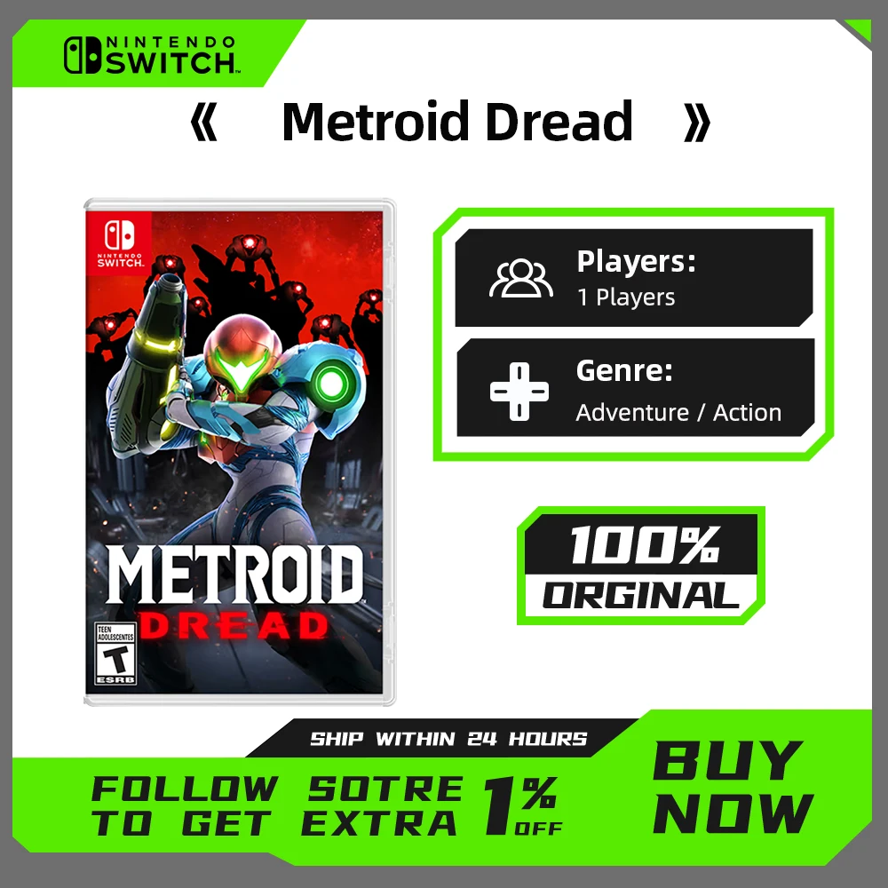 Metroid-Dread-Nintendo-Switch-Game-Deals-100-Official-Original-Physical ...