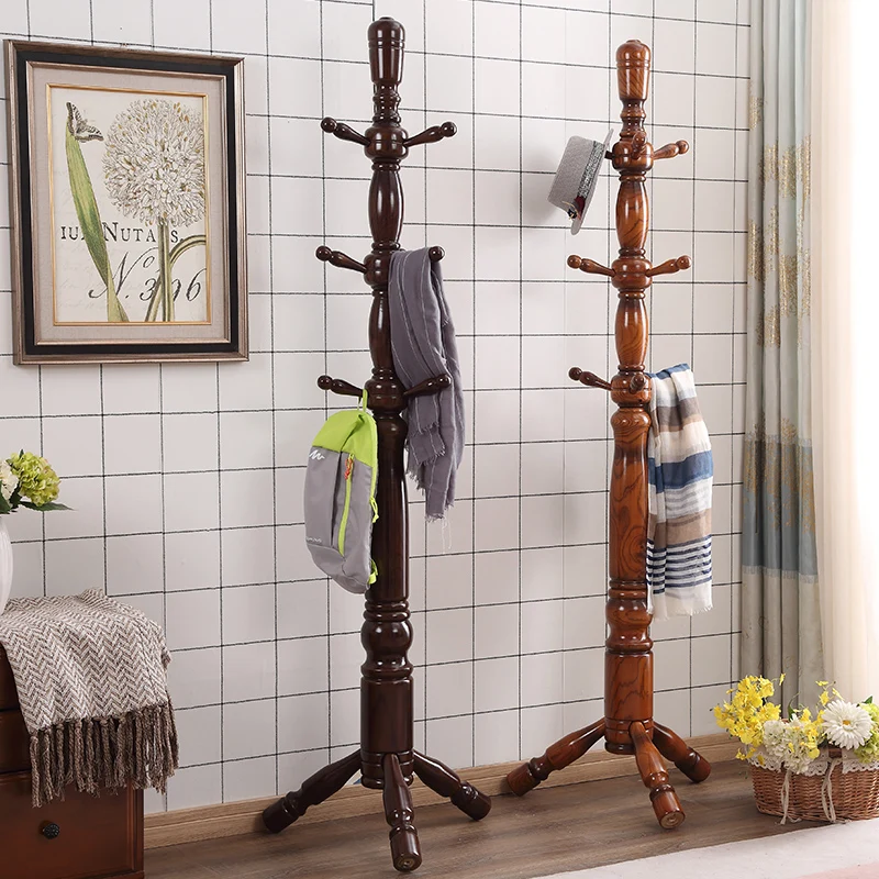 Portable-Hanger-Clothes-Rack-Wood-Bedroom-Shelf-Nordic-Home-Clothes ...