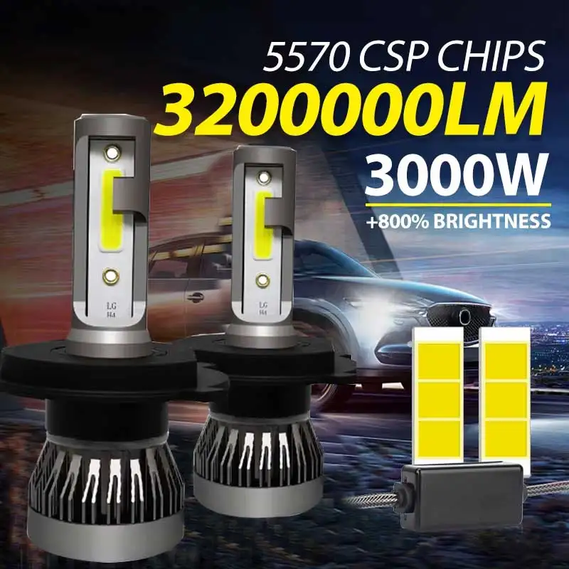 H4 H7 Auto Scheinwerfer H1 Led-lampe H8 H11 9005 HB3 9006 HB4 9004 HB1 ...