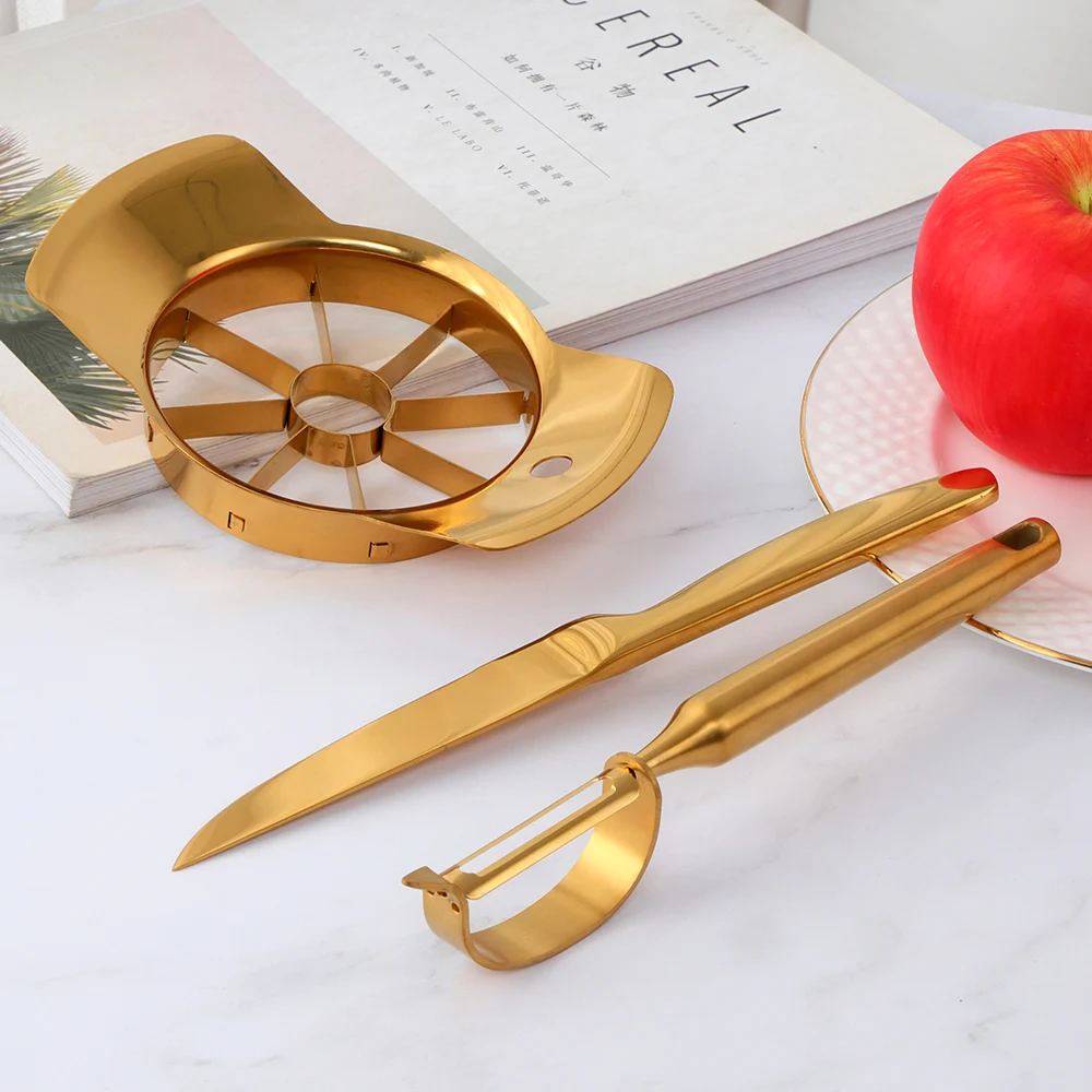 1-3PCS-Stainless-Steel-Vegetable-Fruit-Tools-Apple-Cutter-Fruit-Knife ...