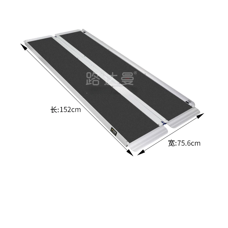 Barrier-Free-Ramp-Aluminum-Alloy-Channel-Flatbed-Trolley-Loading-Mobile ...