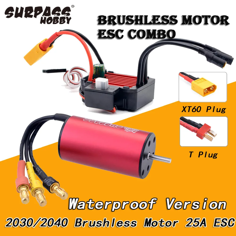 Surpass-Hobby-2030-2040-2280KV-4480KV-Brushless-Motor-25A-35A-ESC-17g ...