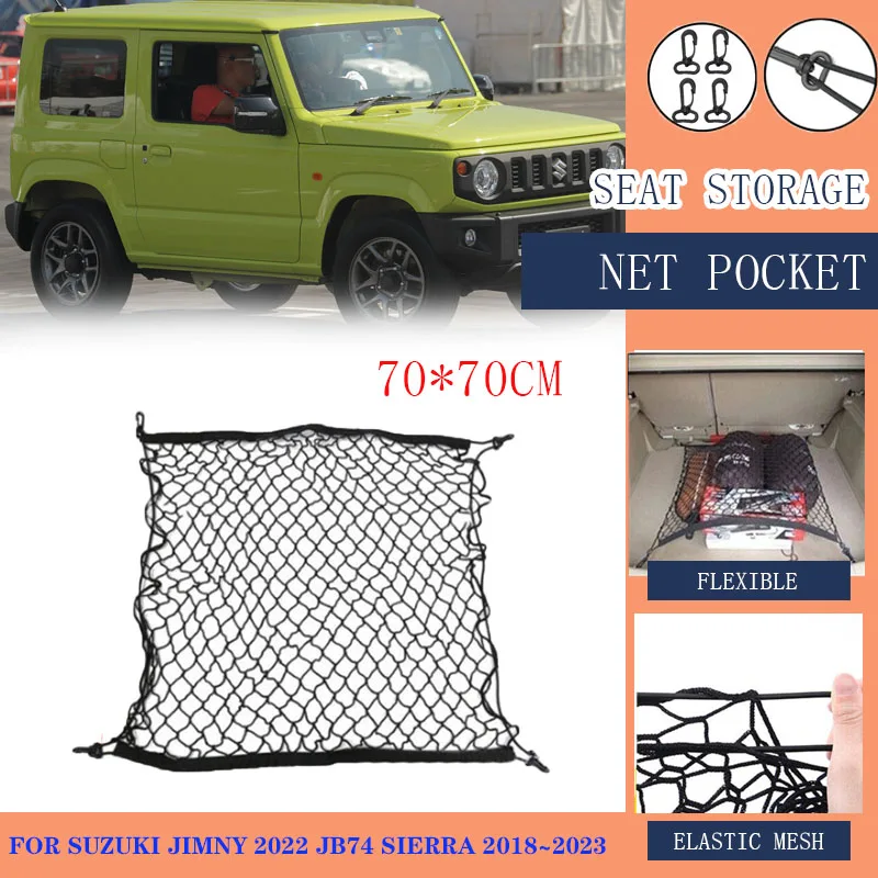 For-Suzuki-Jimny-2022-JB74-Sierra-2018-2023-Trunk-Net-Elastic-Nylon ...