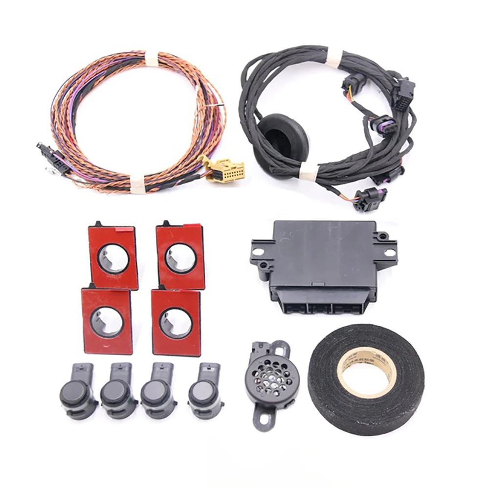 Oem Rear Ops 4k Park Pilot 4 Parking Sensors Kit For Vw Polo Pq25 6r0 ...