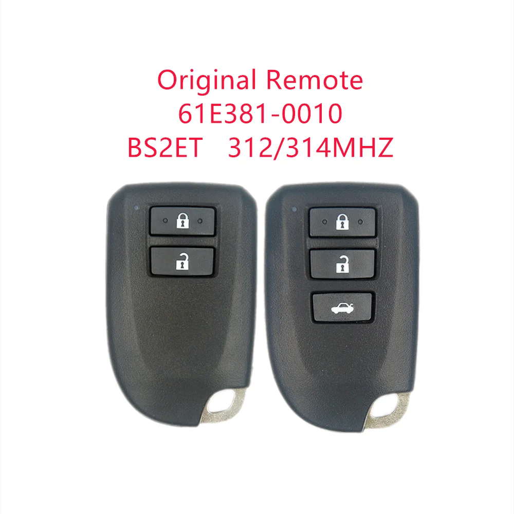 Original Car Key Fit For Toyota YARIS L YARIS VIOS Smart Keyless Remote ...