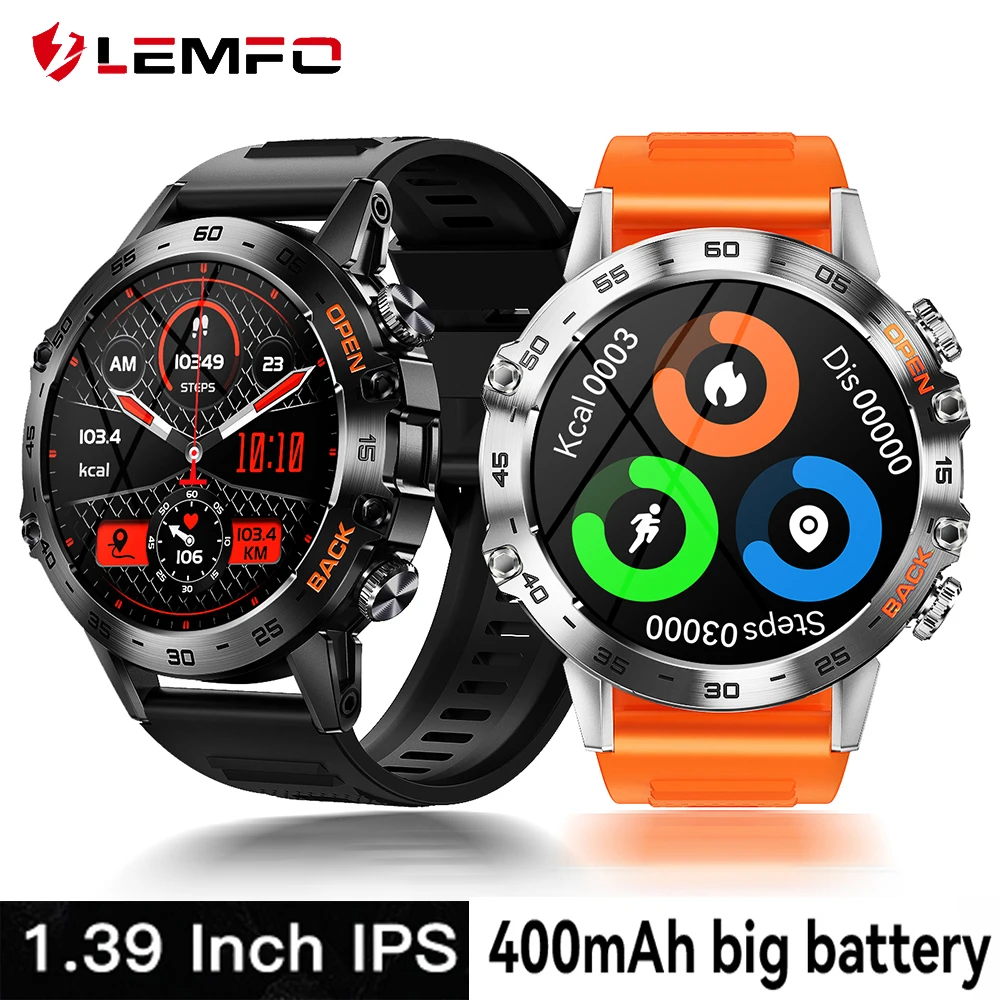 LEMFO-NEW-Smart-Watch-Men-Sports-Watches-400mAh-BT-Big-Battery ...
