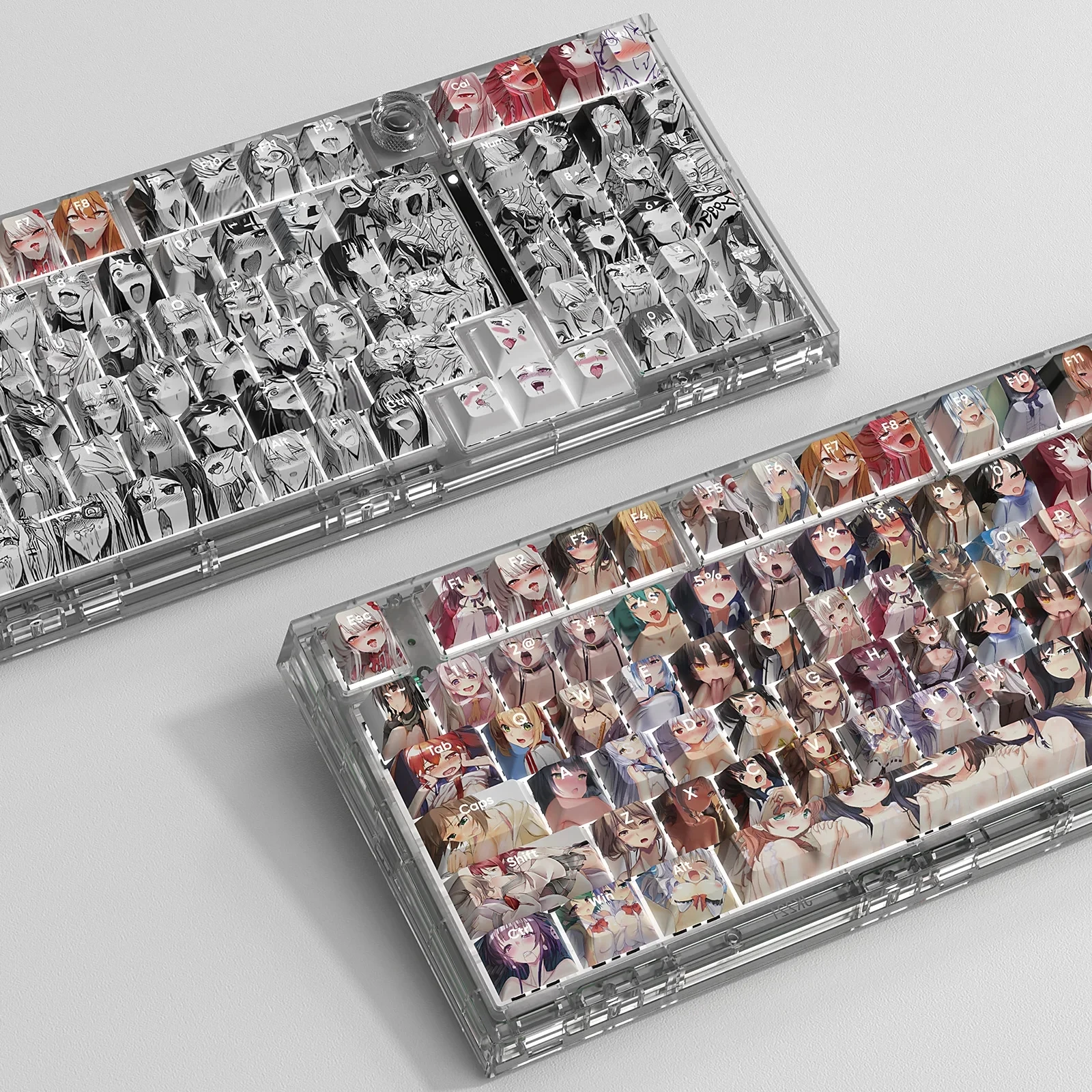 Double-shot-pbt-Backlit-Keycaps-Anime-Keycaps-For-Mechanical-Keyboard ...