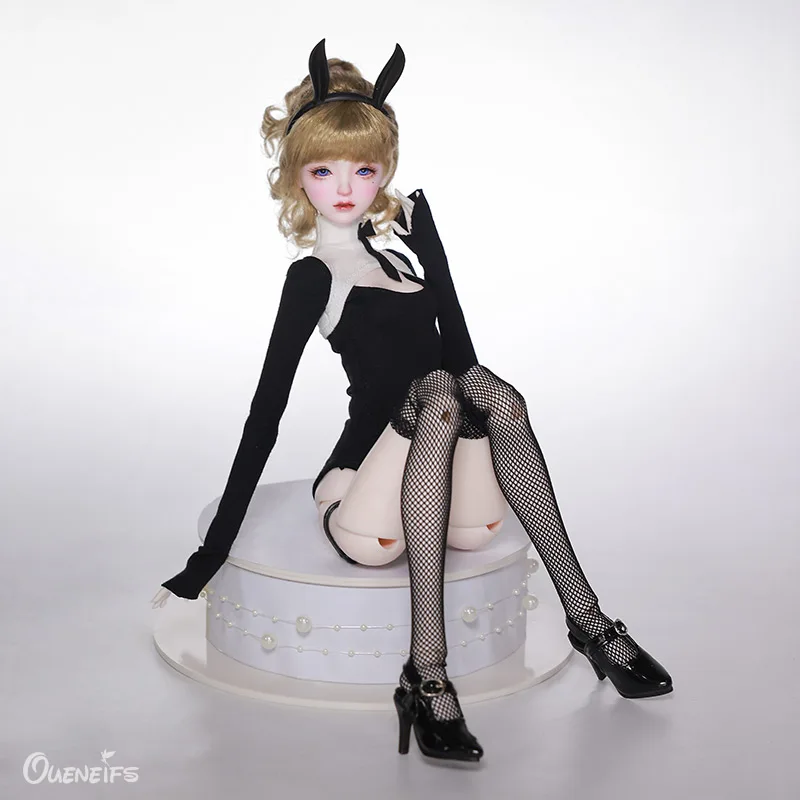 1/4 BJD Doll Luna Flower Cake Body 3 Pairs Feet Sexy Bunny Girl Toys Pure Handicraft Art Ball ...