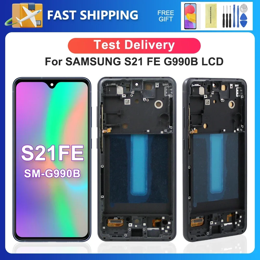 S21-FE-5G-For-Samsung-6-4-For-AMOLED-S21FE-5G-G990B-G990U-G990W-LCD ...