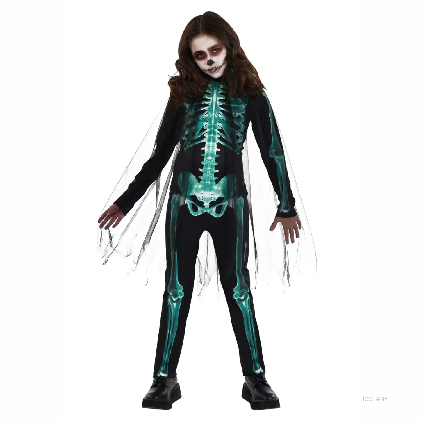 Halloween New Girls Stage Performance Costumes Skeleton Horror Role ...