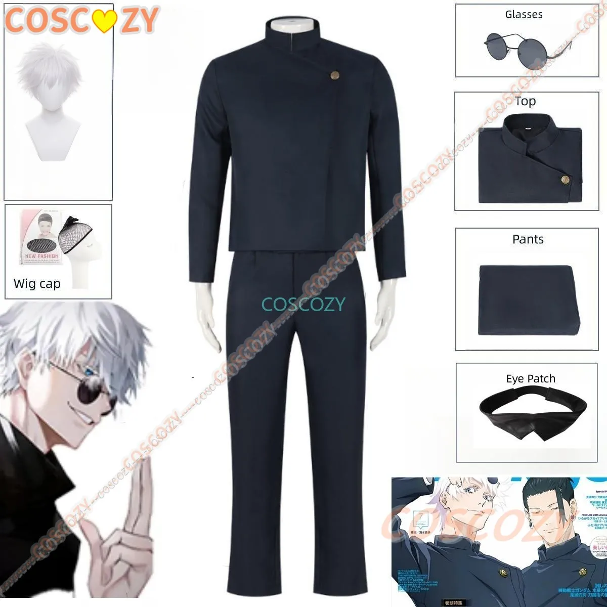Anime-Jujutsu-Kaisen-Gojo-Satoru-Cosplay-Gojo-Costume-High-School ...