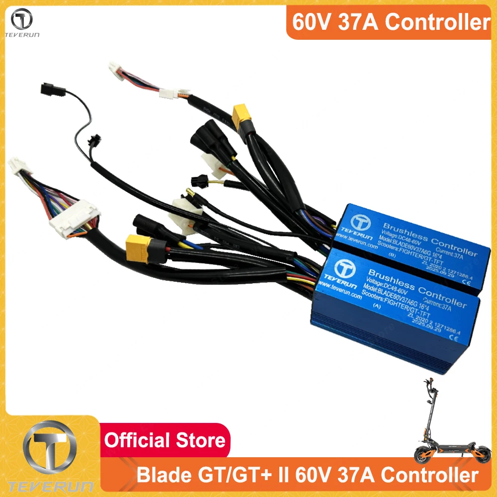 Original Teverun 60V 37A Controller for APP Version Blade GT/GT+ II ...