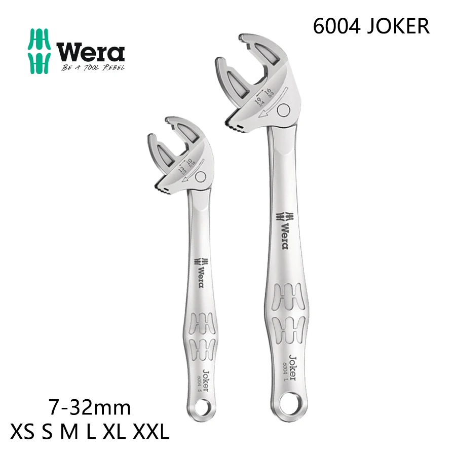 WERA-JOKER-6004-Self-Setting-Adjustable-Spanner-Wrench-1PCS-7-32mm-XS-S ...
