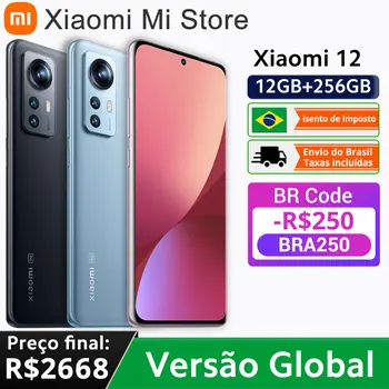 Xiaomi 12 NFC Snapdragon, IVA Incluído, Versão Global, 256GB®Câmera ...