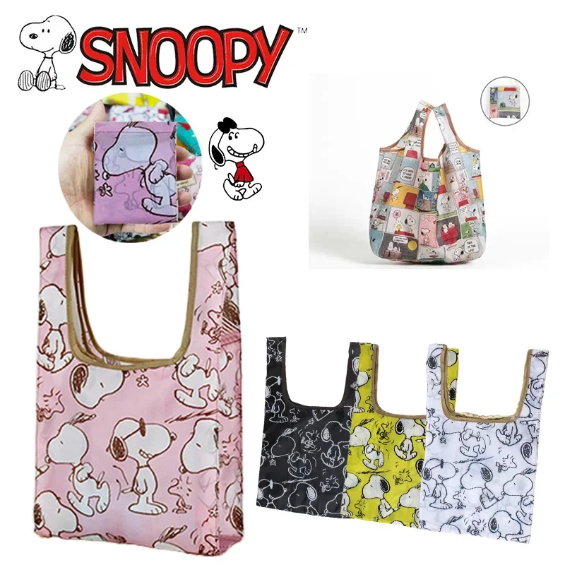 Snoopy-Shopping-Bag-Cartoon-Fashion-Printing-Foldable-Eco-Friendly-Tote ...