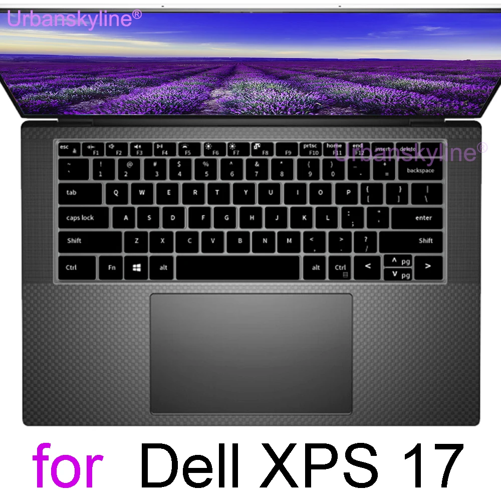 for Dell XPS 17 Keyboard Cover 9720 9710 9700 Touch Protector Skin Case ...