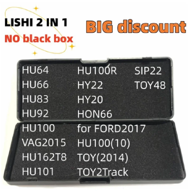 상자 없음 Lishi 2 in 1 HU64 HU66 HU83 HU92 HU100 VAG2015 HU101 HU100R HY20 ...